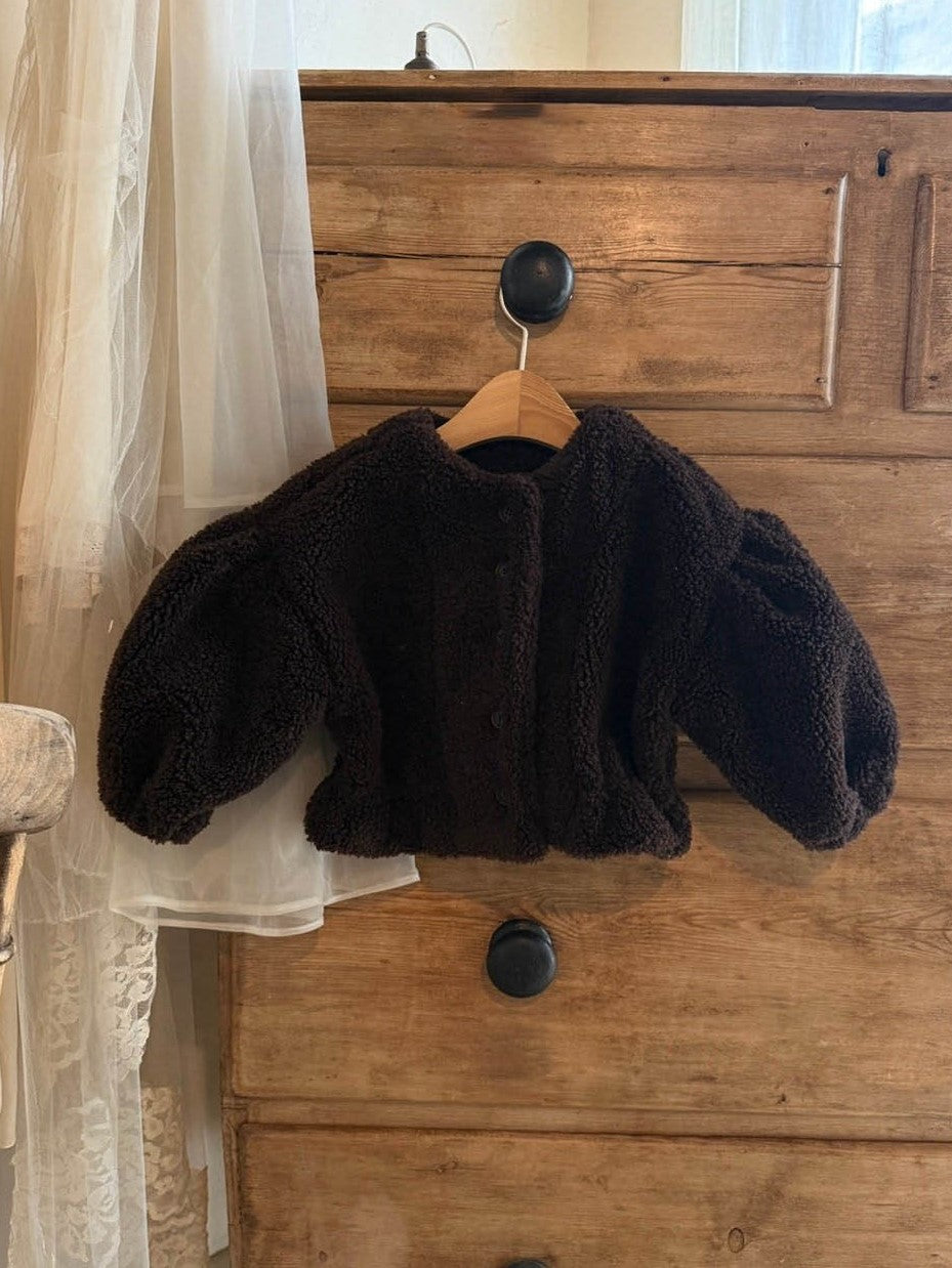 Teddy Fur Jacket _Brown – PIPIROO