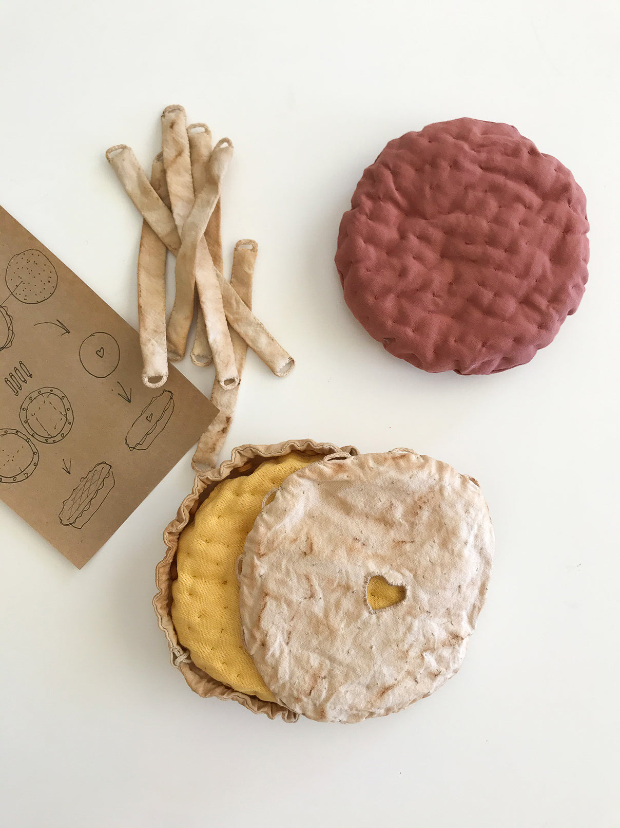 Kids handmade fabric toys, Baked Pie Sets – PIPIROO